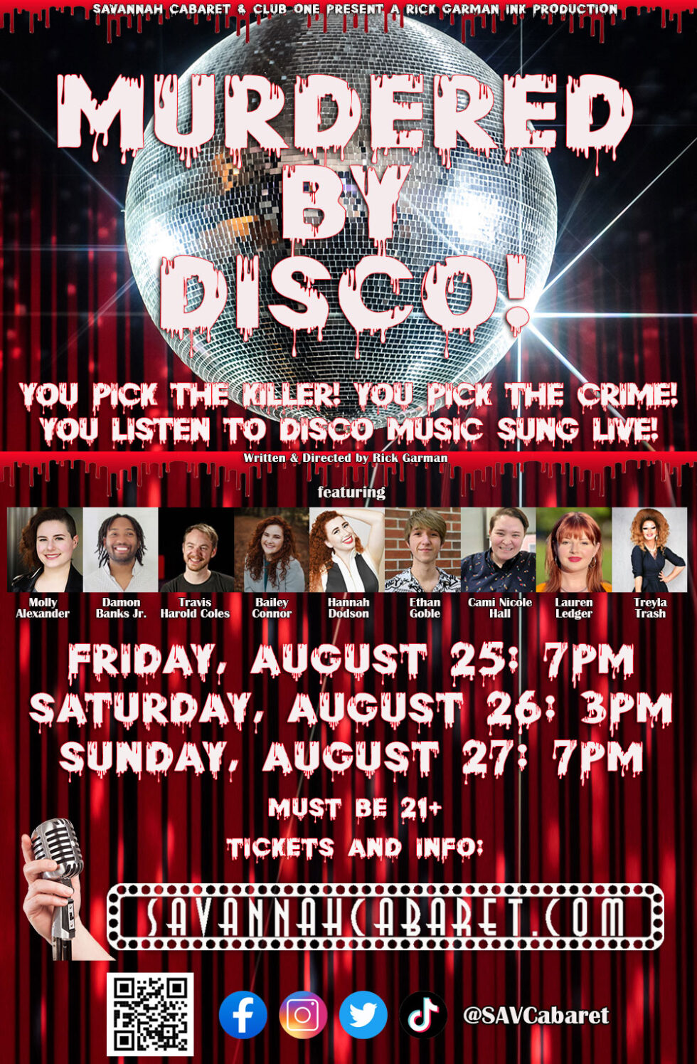 Murdered By Disco | Savannah Cabaret